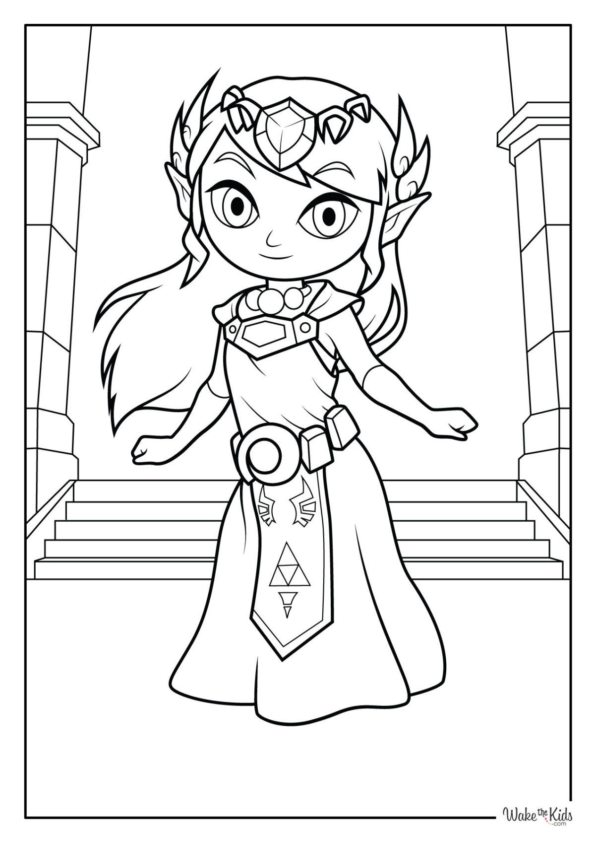 The Legend of Zelda Coloring Pages (Free Printable PDFs) | WakeTheKids