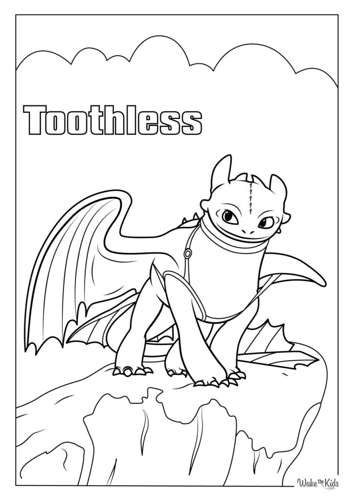 How to Train Your Dragon Coloring Pages (Free Printable PDFs) | WakeTheKids