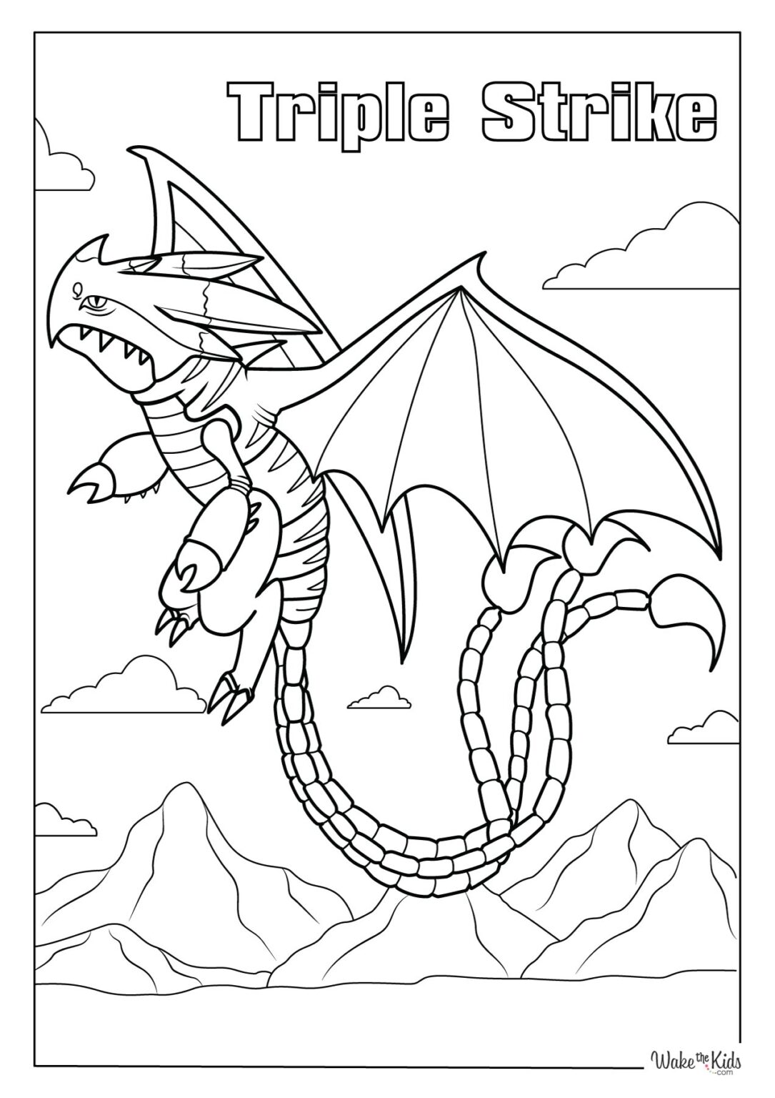 How to Train Your Dragon Coloring Pages (Free Printable PDFs) | WakeTheKids