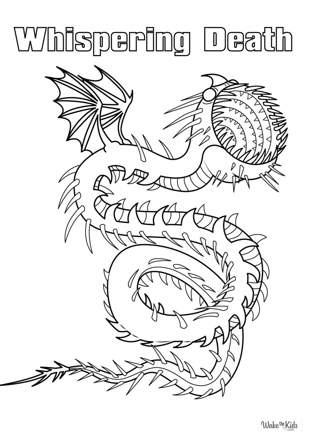 How to Train Your Dragon Coloring Pages (Free Printable PDFs) | WakeTheKids