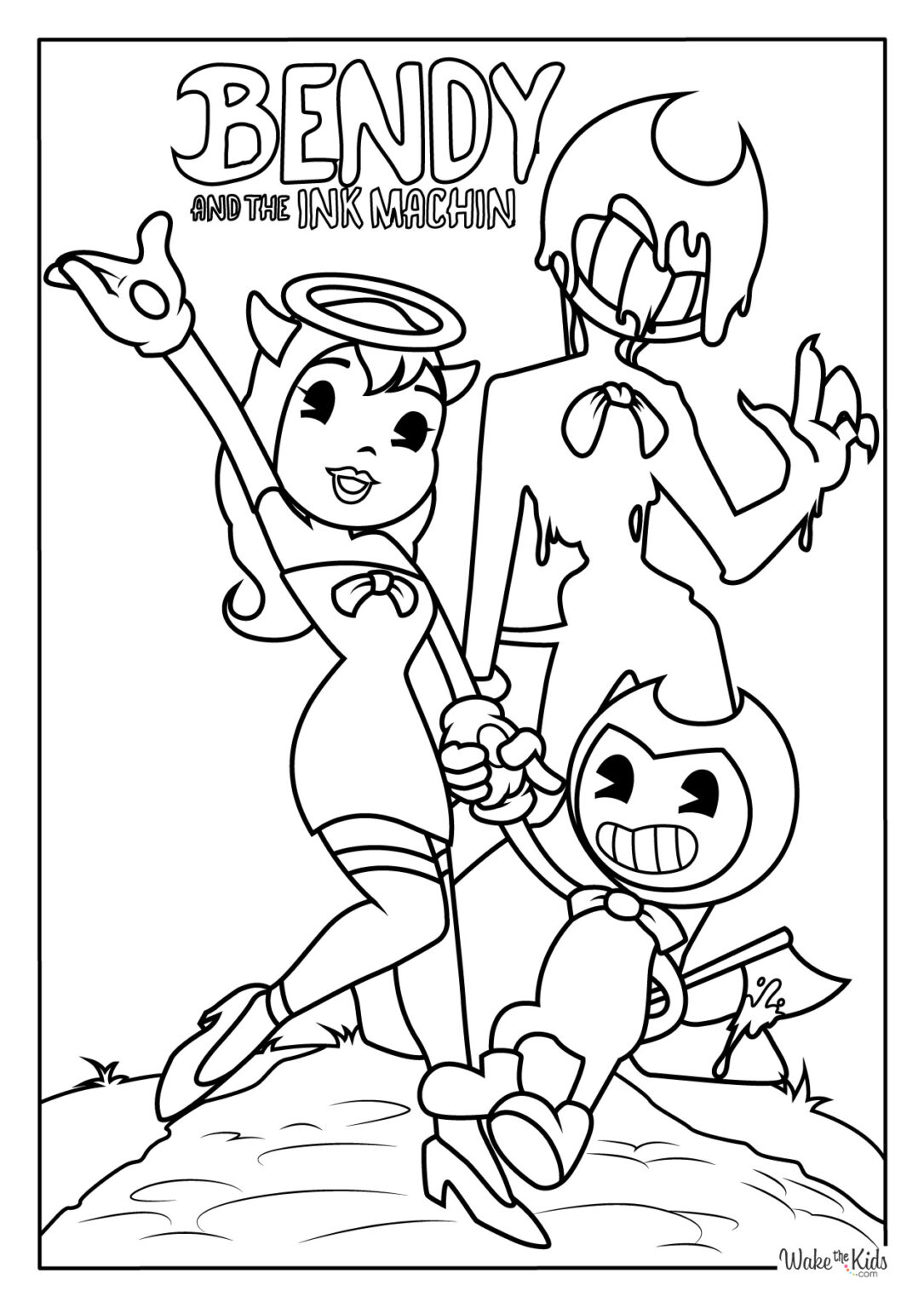 Bendy and the Ink Machine Coloring Pages (Free Printable PDFs ...