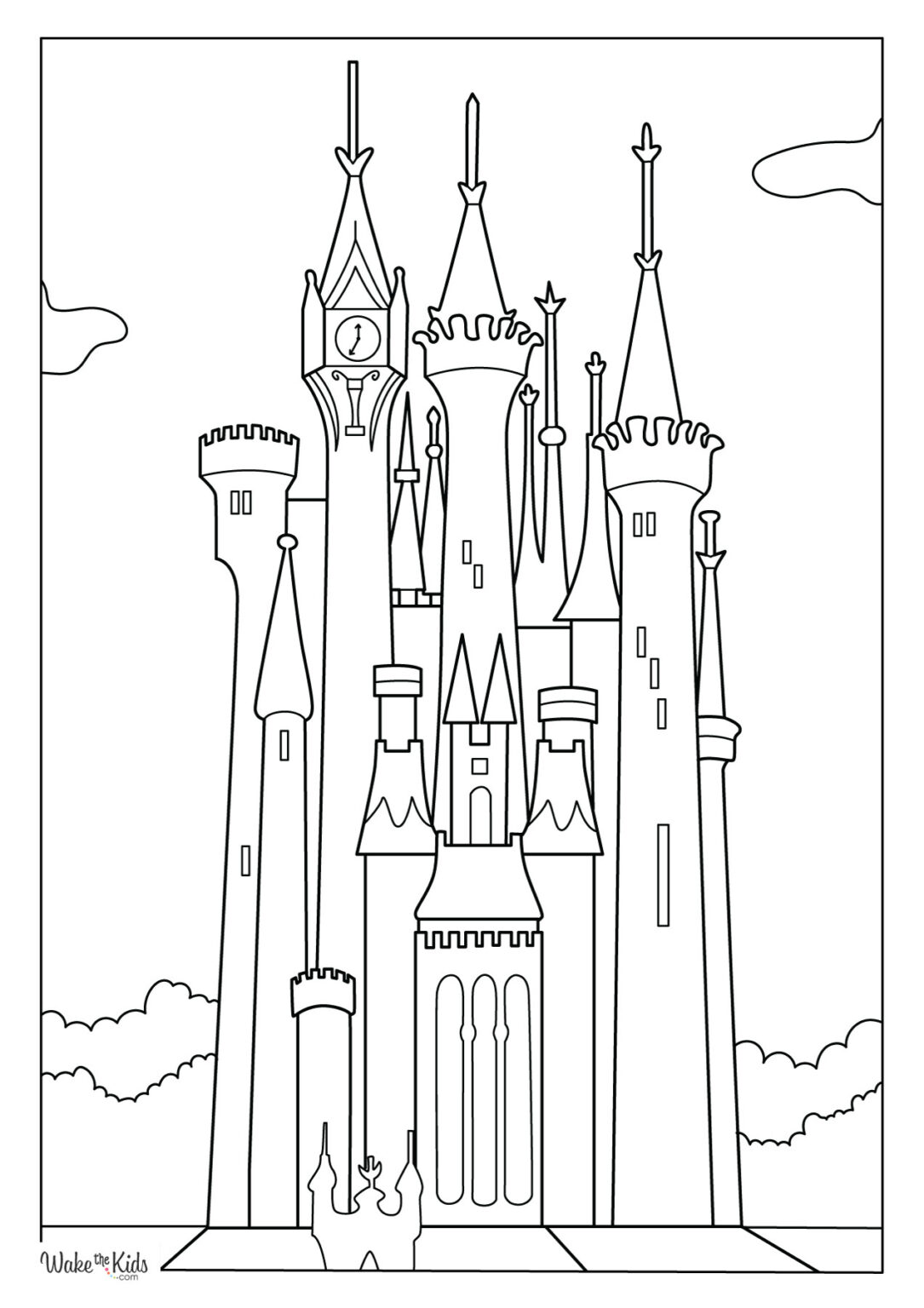 Cinderella Coloring Pages (Free Printable PDFs) | WakeTheKids