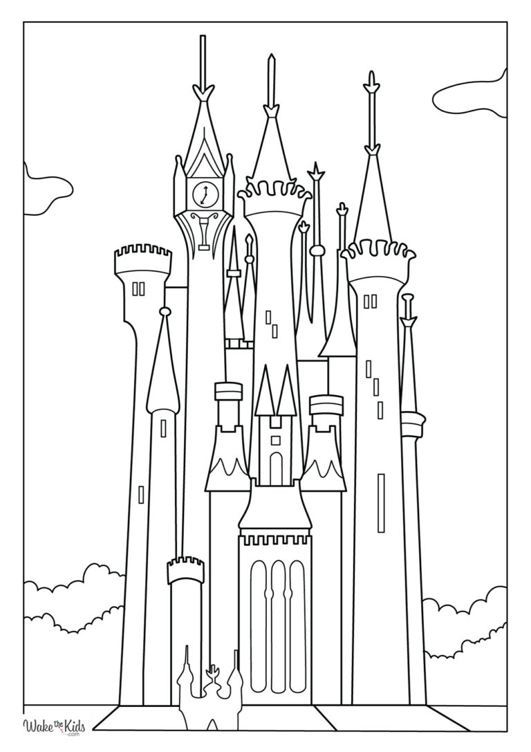 Cinderella Coloring Pages (Free Printable PDFs) | WakeTheKids