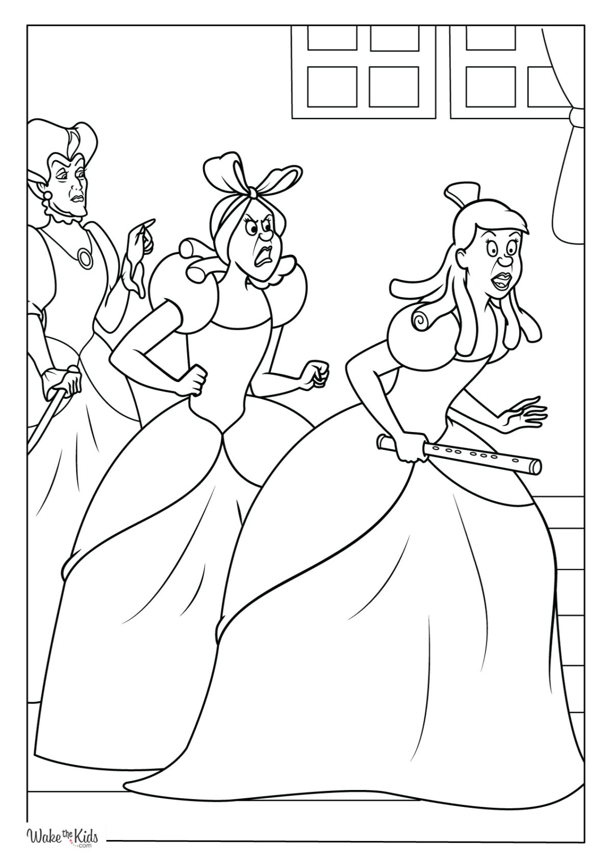 Cinderella Coloring Pages (Free Printable PDFs) | WakeTheKids