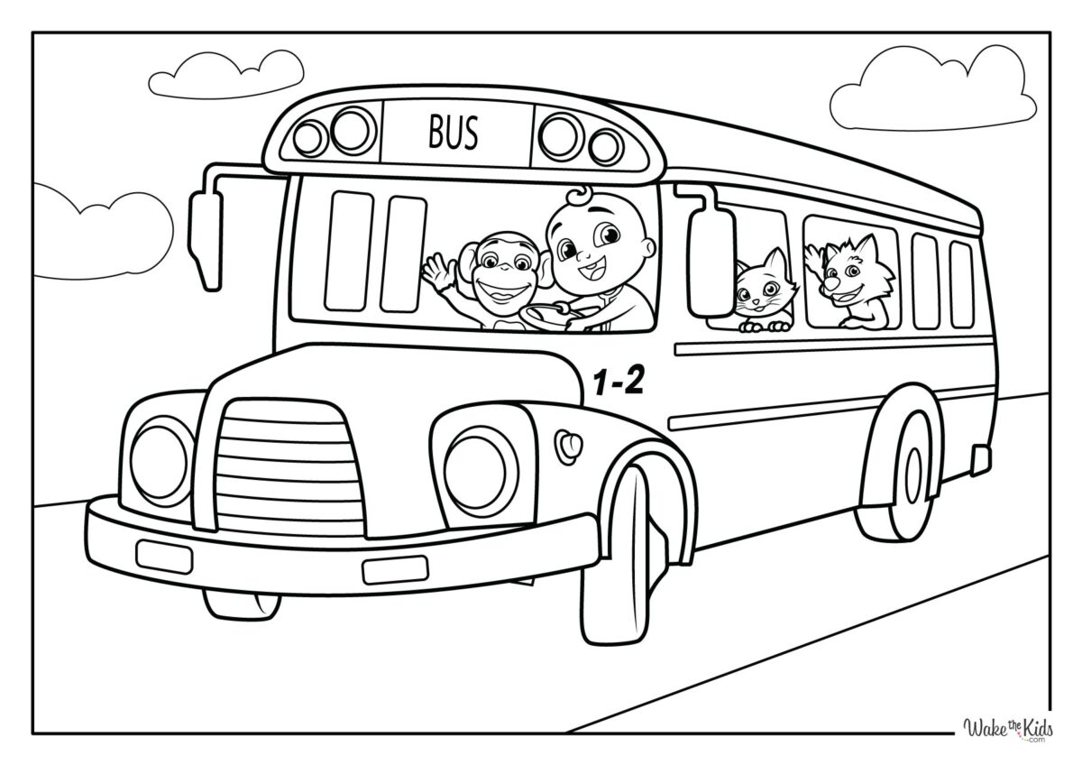 Cocomelon Coloring Pages (Free Printable PDFs) | WakeTheKids