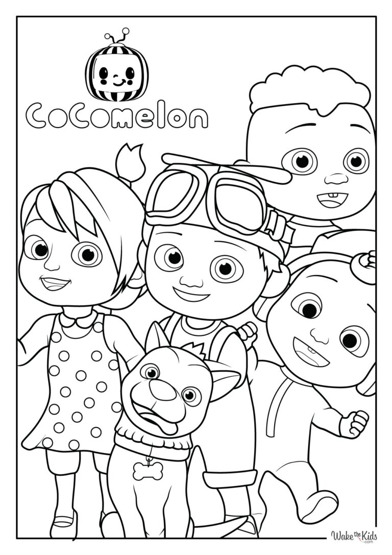 Cocomelon Coloring Pages (Free Printable PDFs) | WakeTheKids