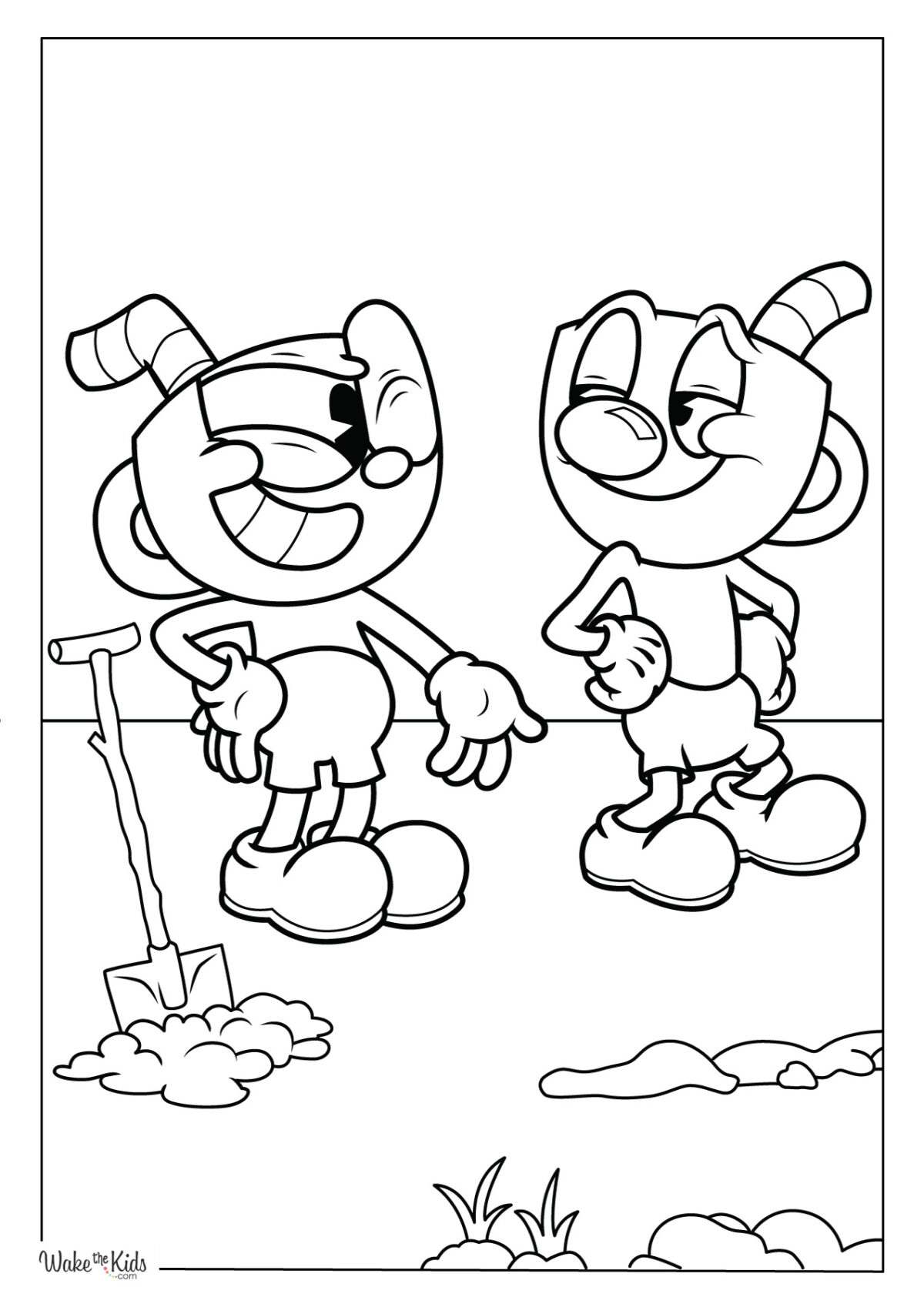 Cuphead Coloring Pages (Free Printable PDFs) | WakeTheKids