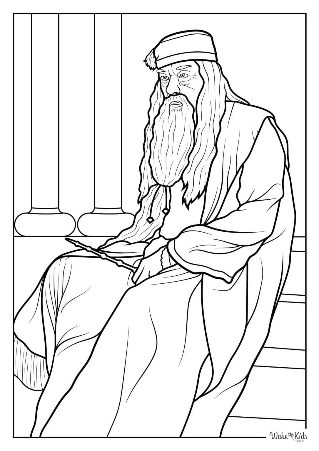 Harry Potter Coloring Pages (Free Printable PDFs) | WakeTheKids