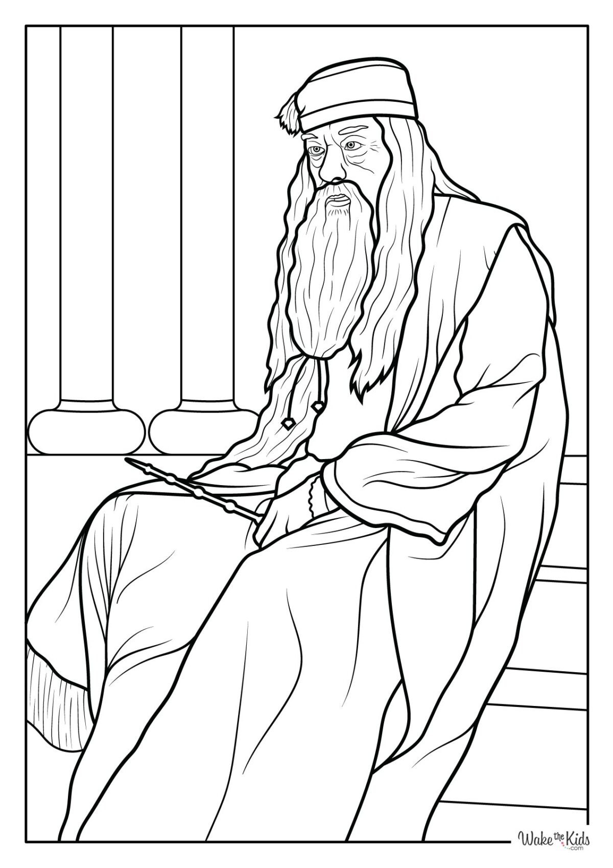 Harry Potter Coloring Pages (Free Printable PDFs) | WakeTheKids