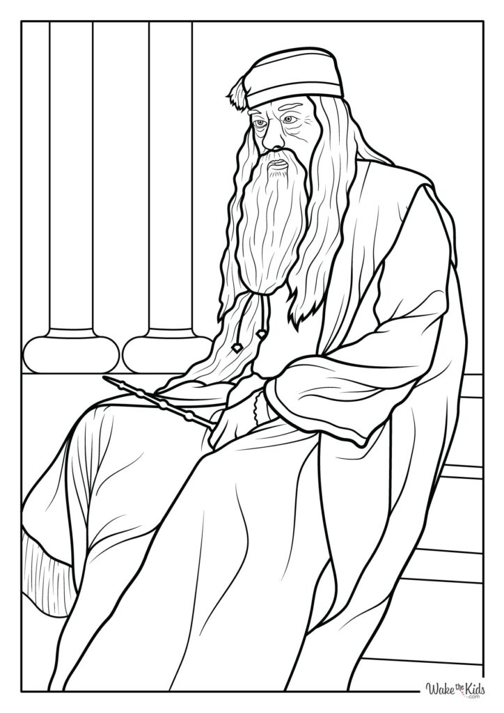 Harry Potter Coloring Pages (Free Printable PDFs) | WakeTheKids