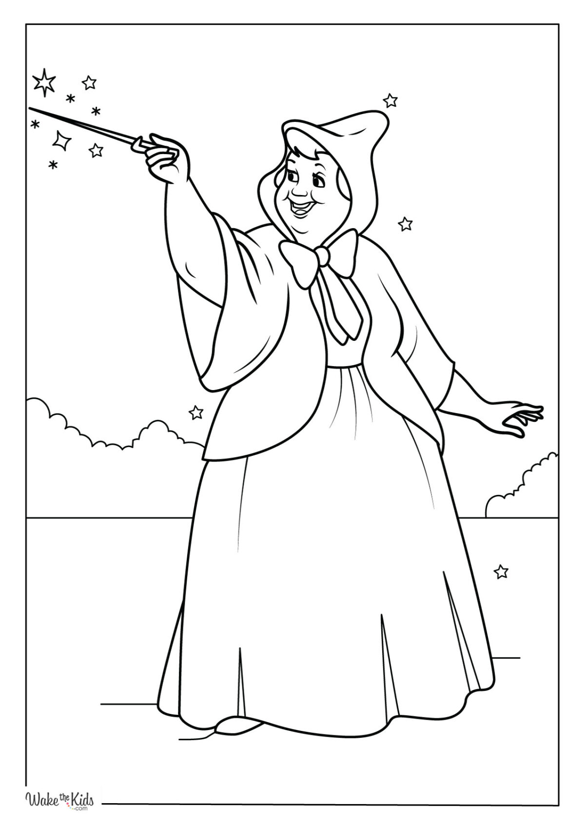 Cinderella Coloring Pages (Free Printable PDFs) | WakeTheKids
