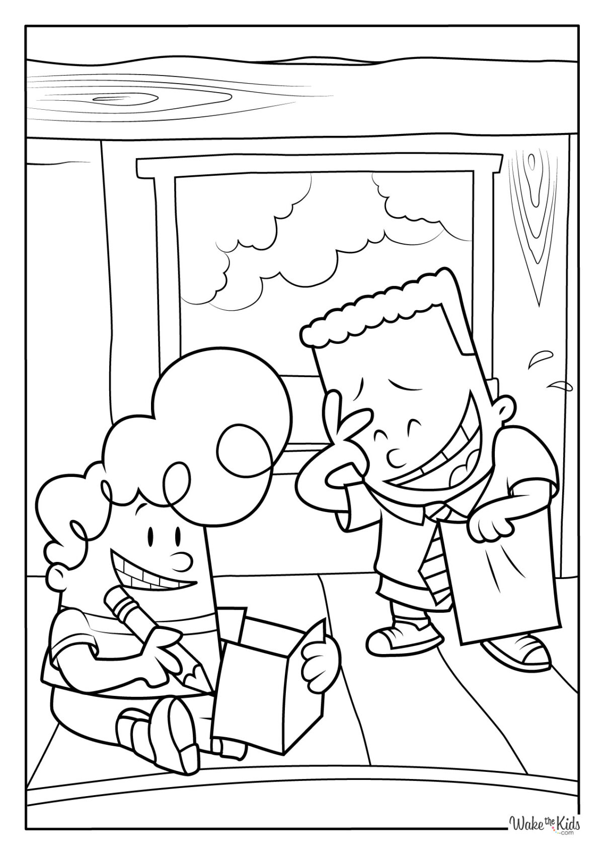 Captain Underpants Coloring Pages (Free Printable PDFs) | WakeTheKids
