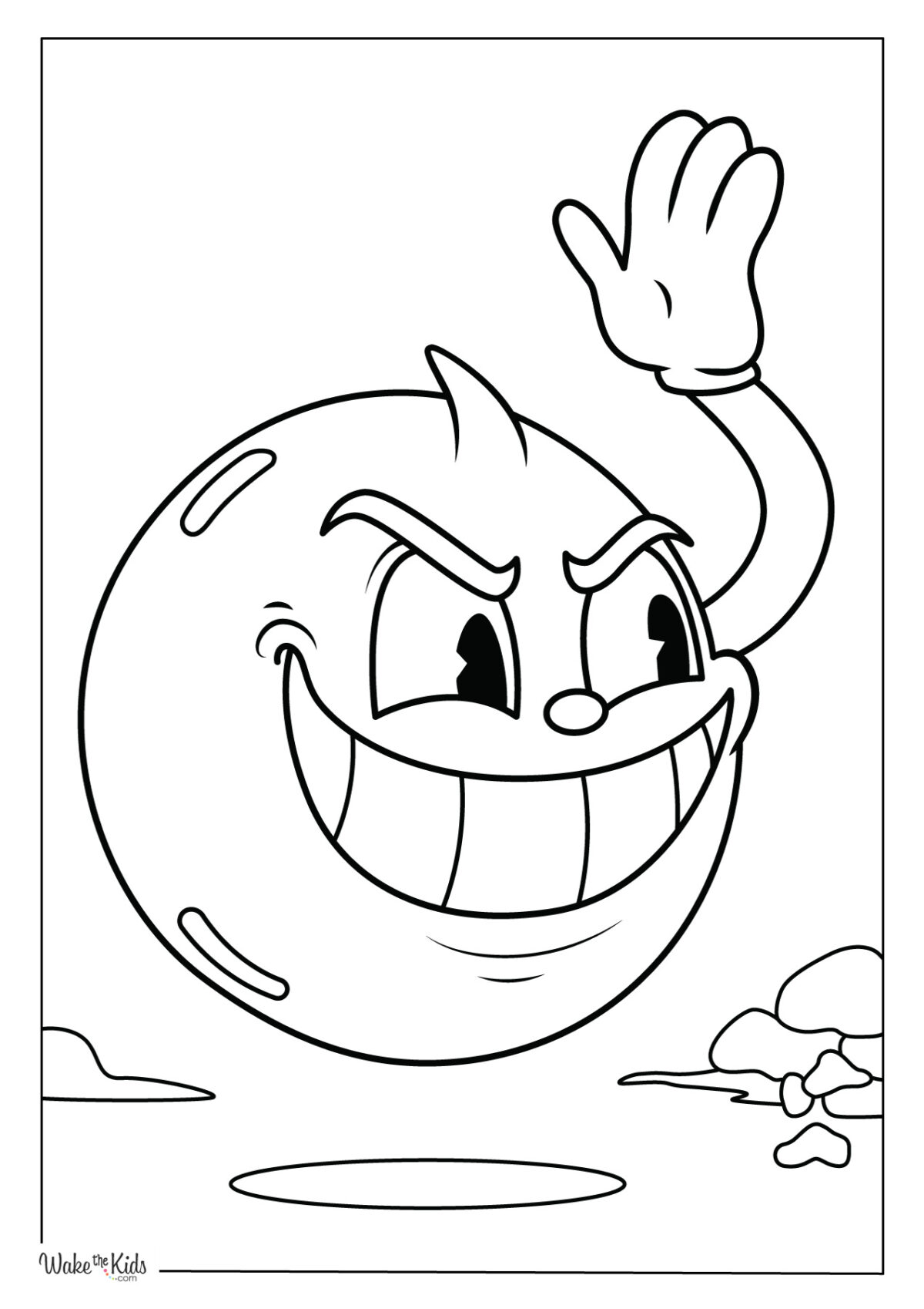 Cuphead Coloring Pages (Free Printable PDFs) | WakeTheKids