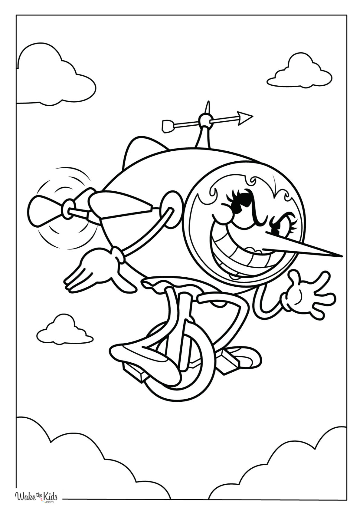 Cuphead Coloring Pages (Free Printable PDFs) | WakeTheKids