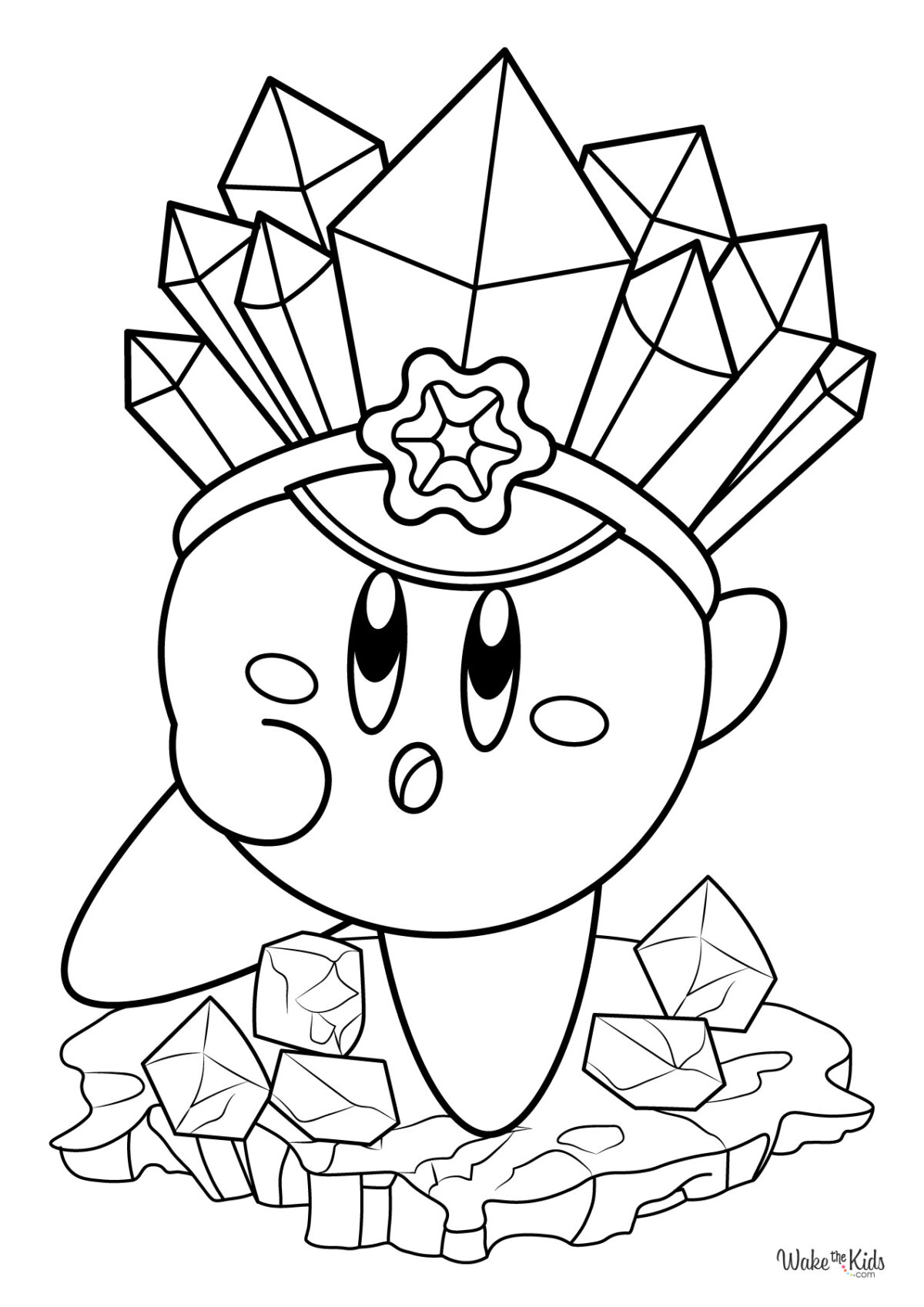 Kirby Coloring Pages (Free Printable PDFs) | WakeTheKids