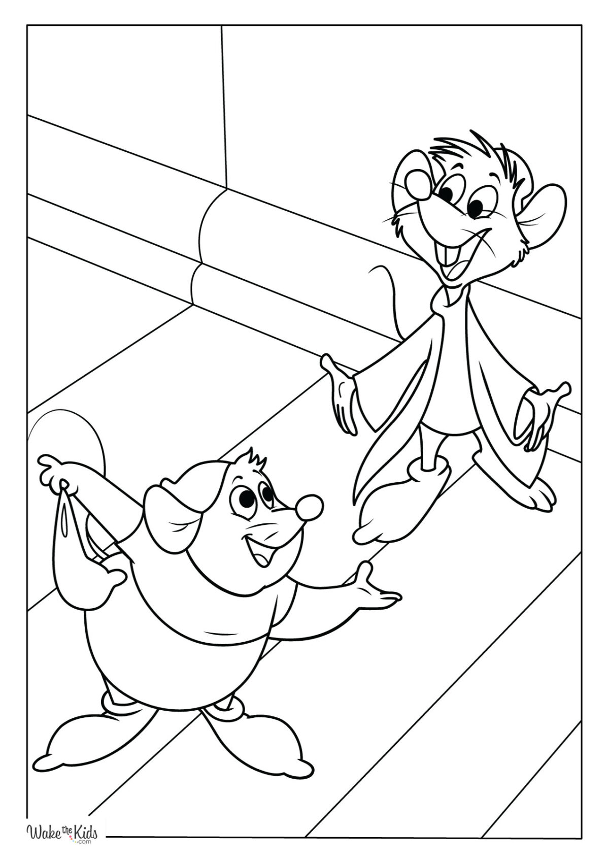 Cinderella Coloring Pages (Free Printable PDFs) | WakeTheKids