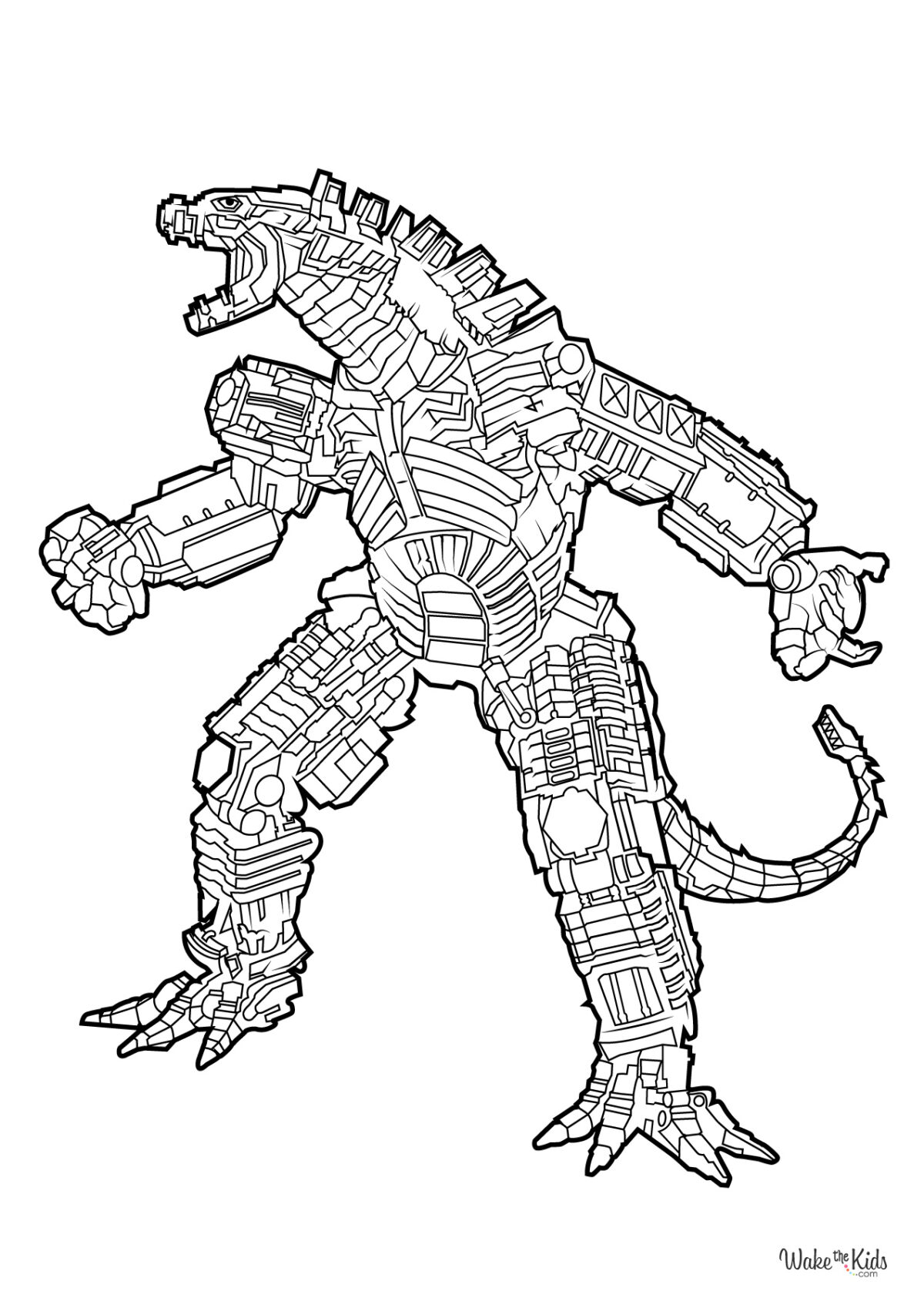 Godzilla Coloring Pages (Free Printable PDFs) | WakeTheKids