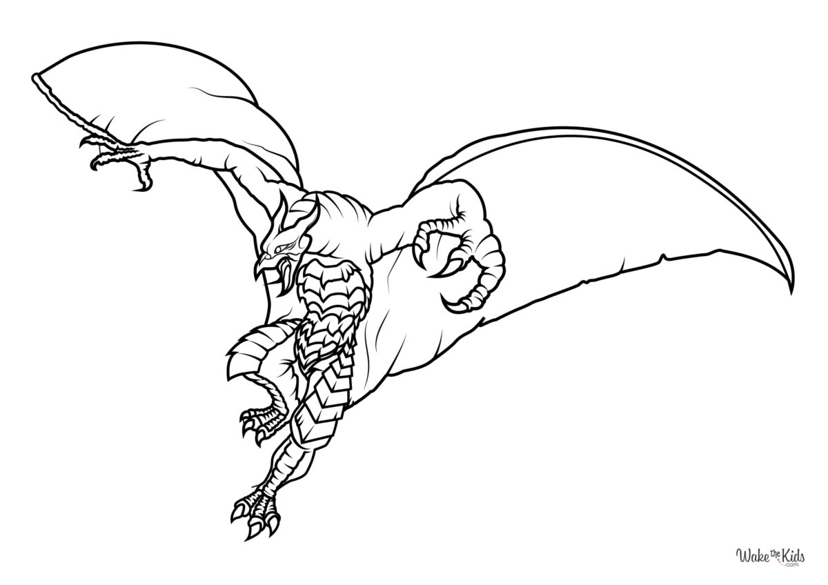 Godzilla Coloring Pages (Free Printable PDFs) | WakeTheKids