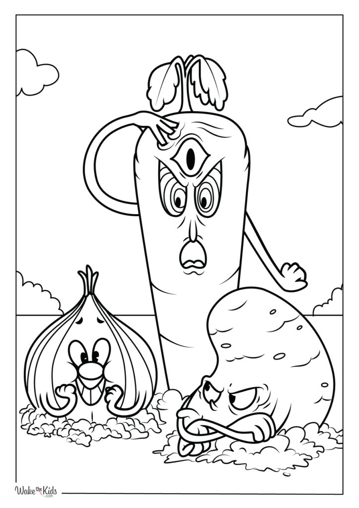 Cuphead Coloring Pages (Free Printable PDFs) | WakeTheKids