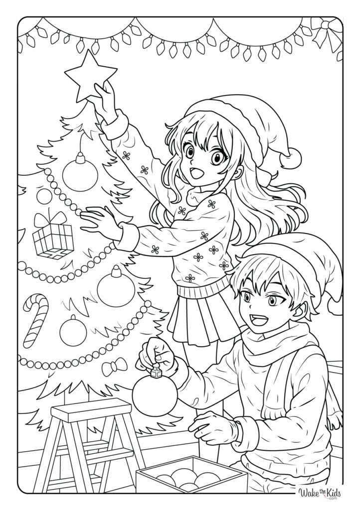 Anime Coloring Pages (Free Printable PDFs) | WakeTheKids