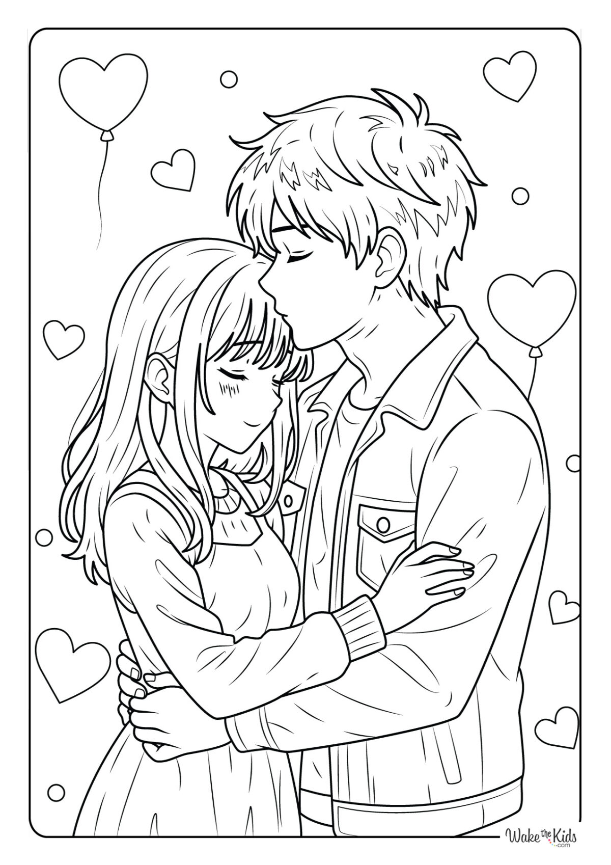 Anime Coloring Pages (Free Printable PDFs) | WakeTheKids