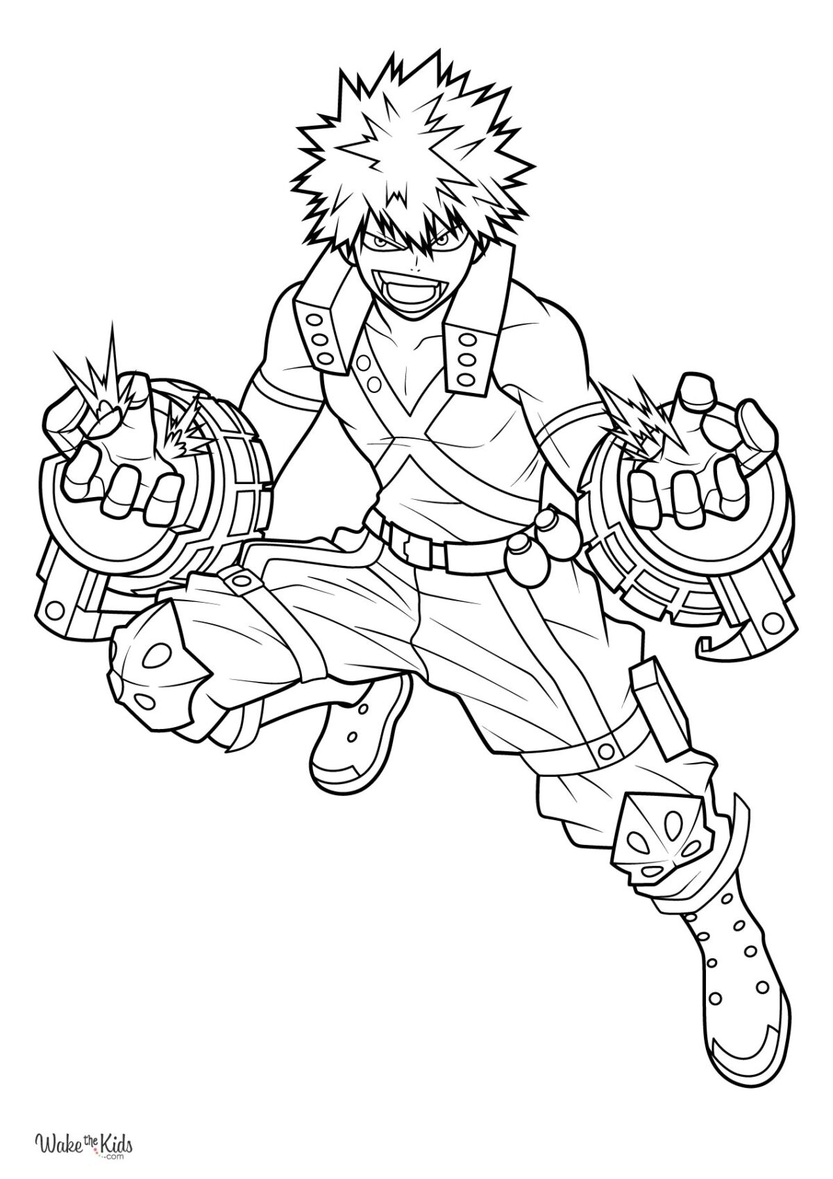 My Hero Academia Coloring Pages (Free Printable PDFs) | WakeTheKids