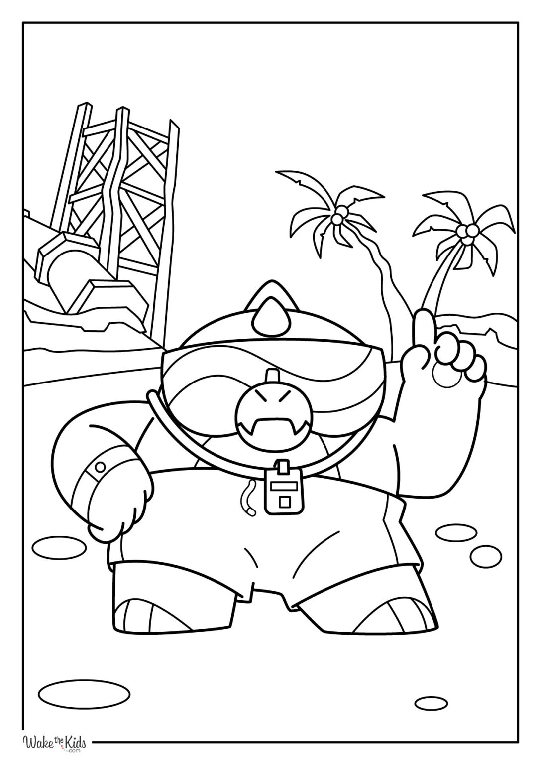 Brawl Stars Coloring Pages (Free Printable PDFs) | WakeTheKids