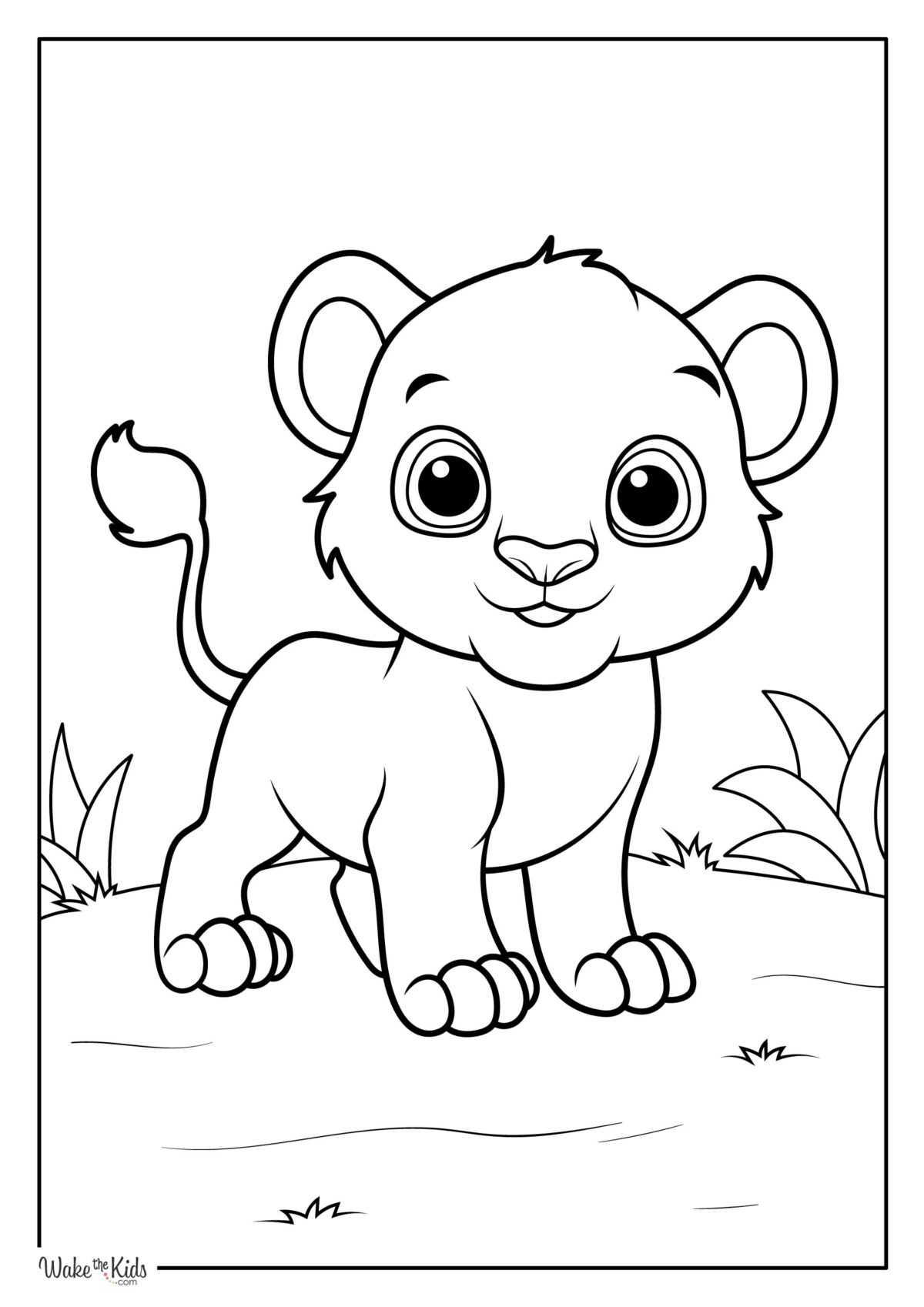 Lion Coloring Pages (Free Printable PDFs) | WakeTheKids