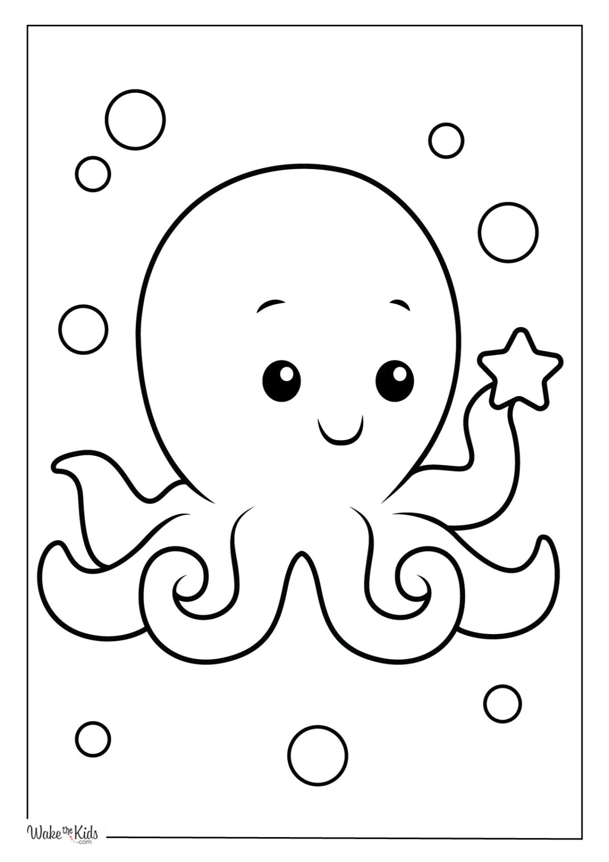 Octopus Coloring Pages (Free Printable PDFs) | WakeTheKids
