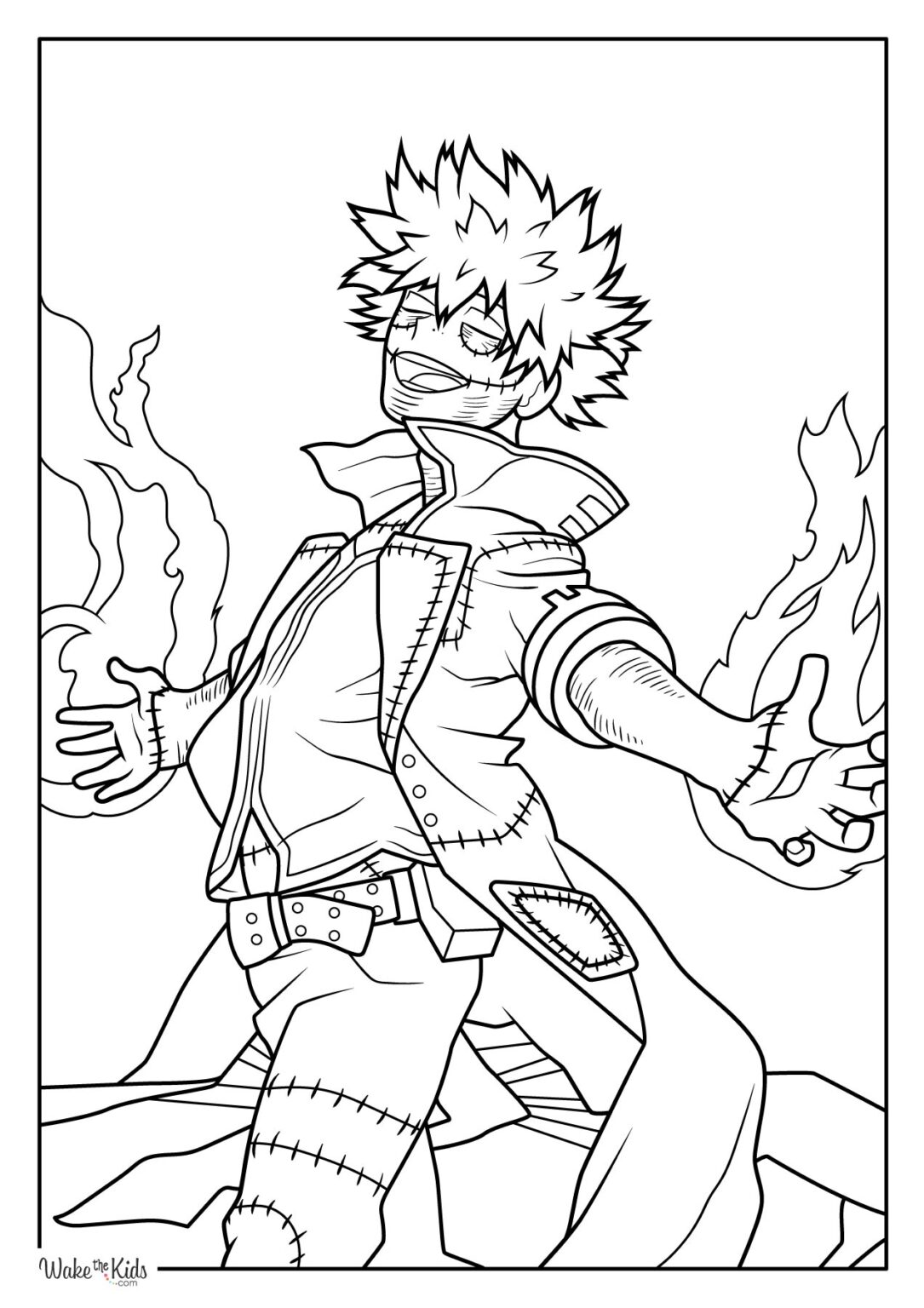 My Hero Academia Coloring Pages (Free Printable PDFs) | WakeTheKids
