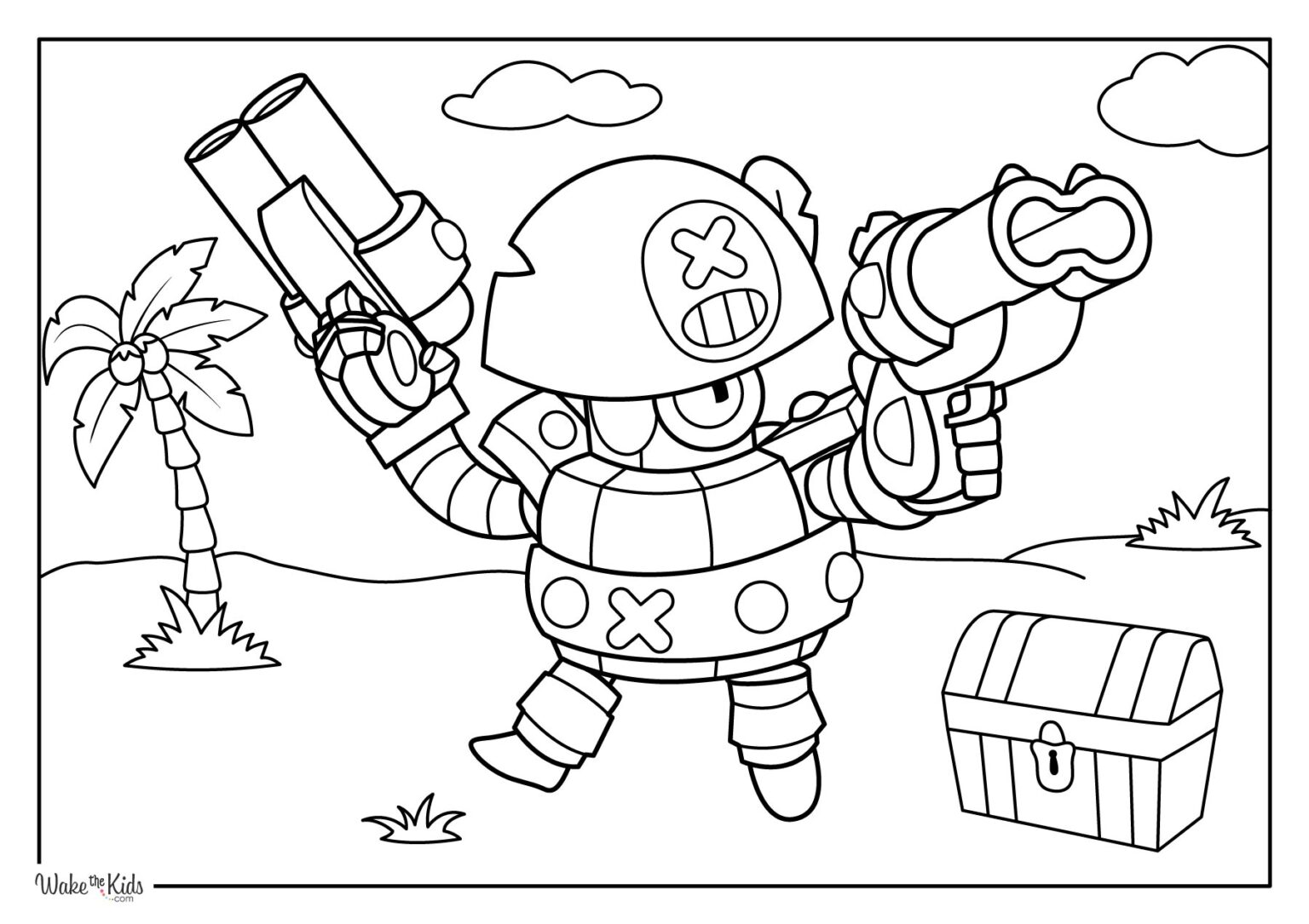 Brawl Stars Coloring Pages (Free Printable PDFs) | WakeTheKids