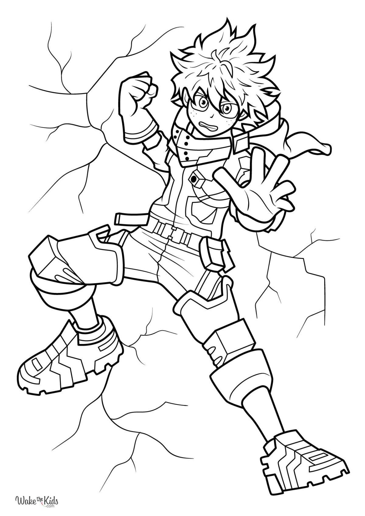 My Hero Academia Coloring Pages (Free Printable PDFs) | WakeTheKids