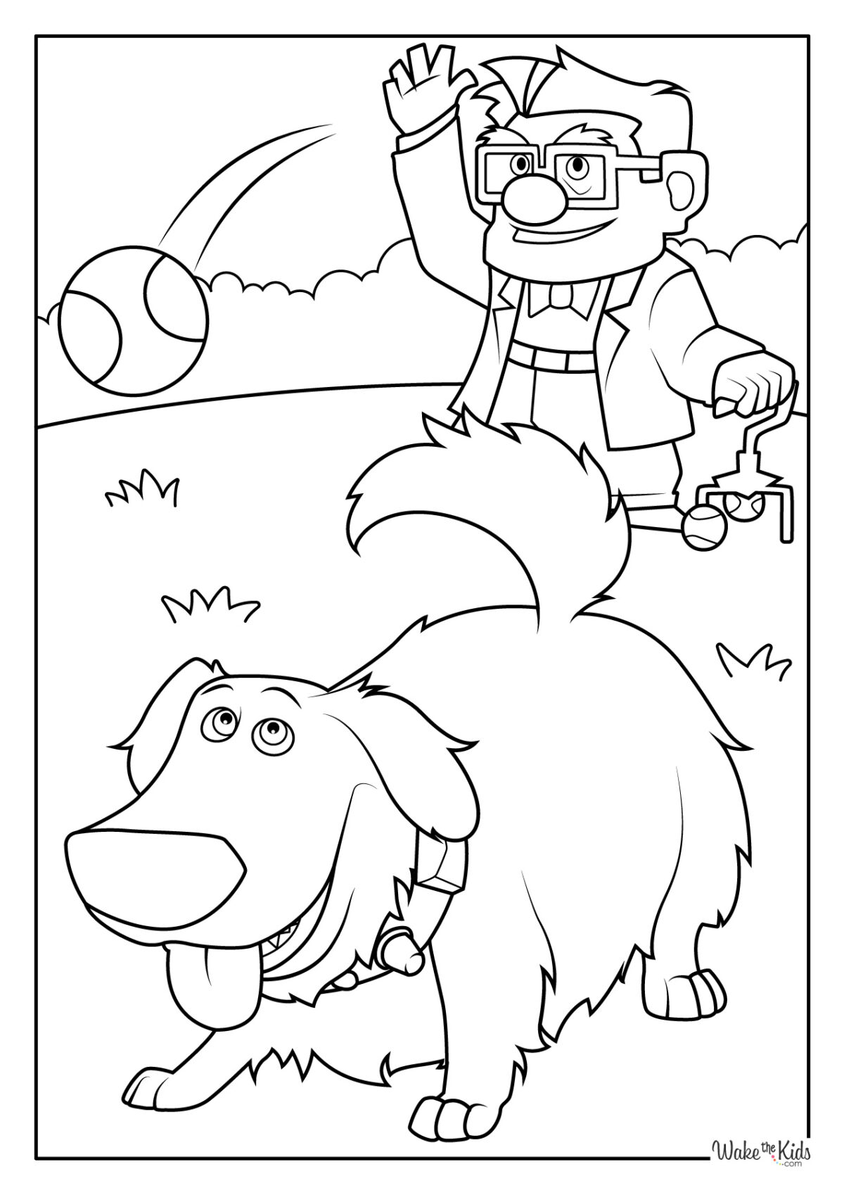 Up Coloring Pages (Free Printable PDFs) | WakeTheKids