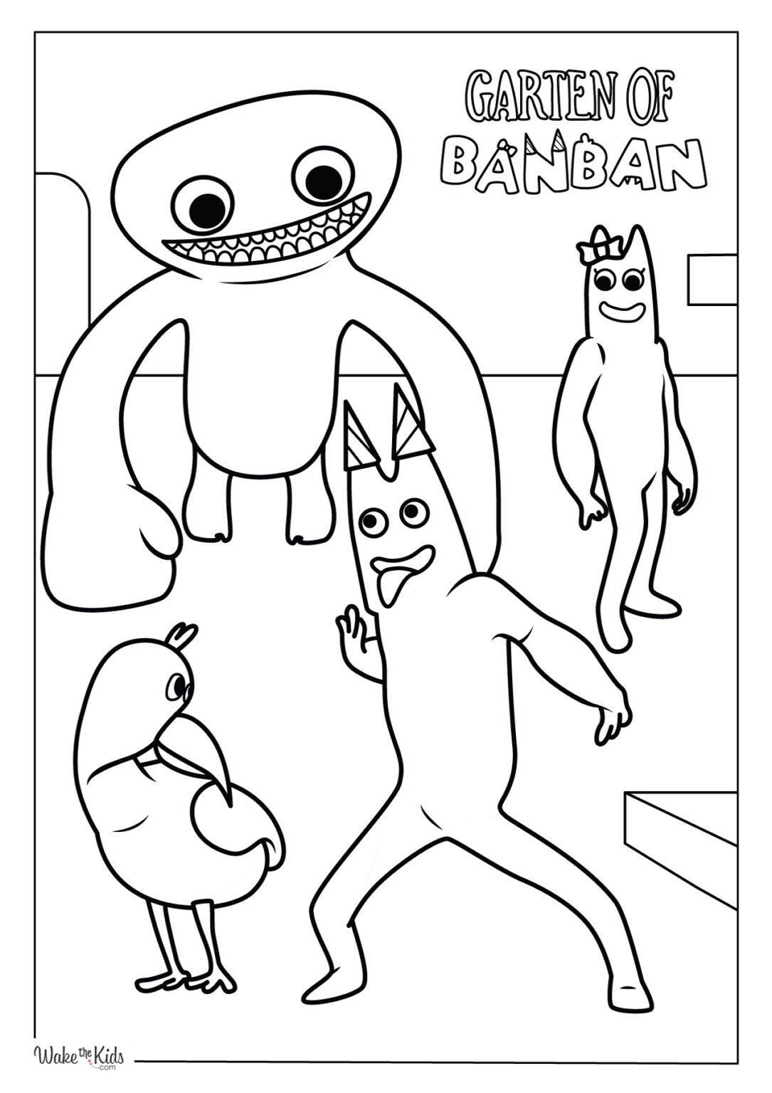 Garten of Banban Coloring Pages (Free Printable PDFs) | WakeTheKids