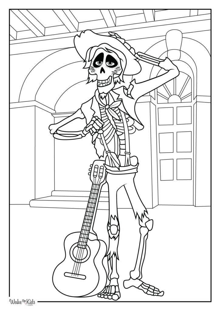 Coco Coloring Pages (Free Printable PDFs) | WakeTheKids