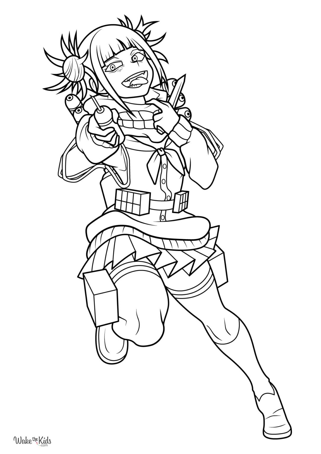 My Hero Academia Coloring Pages (Free Printable PDFs) | WakeTheKids