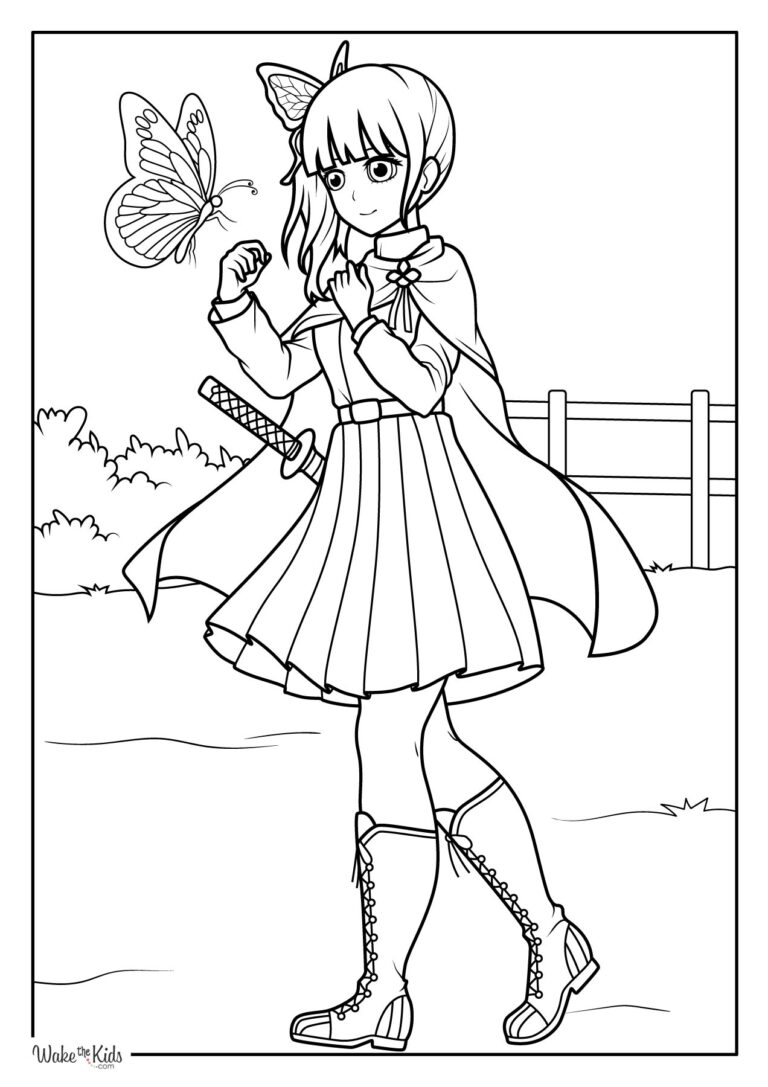 Demon Slayer Coloring Pages (Free Printable PDFs) | WakeTheKids