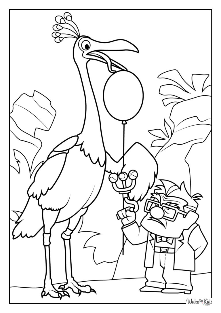 Up Coloring Pages (Free Printable PDFs) | WakeTheKids