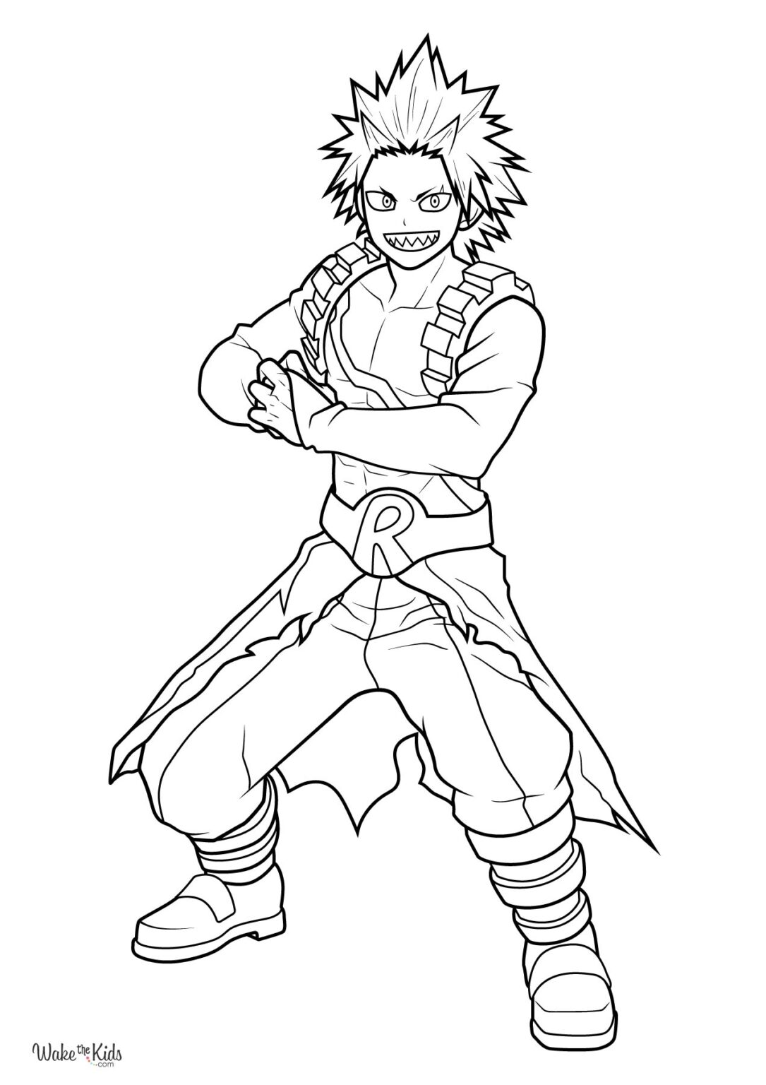 My Hero Academia Coloring Pages (Free Printable PDFs) | WakeTheKids