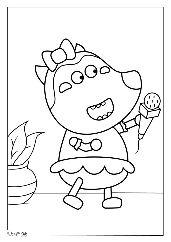 Wolfoo Coloring Pages (Free Printable PDFs) | WakeTheKids