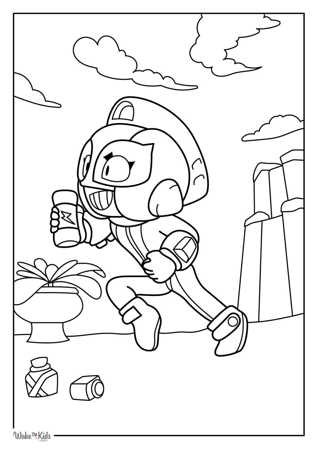 Brawl Stars Coloring Pages (Free Printable PDFs) | WakeTheKids