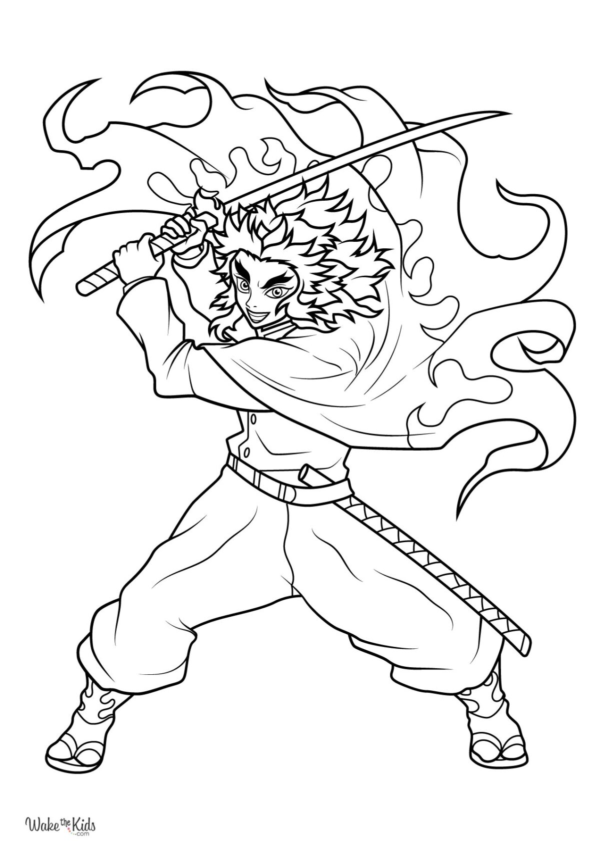 Demon Slayer Coloring Pages (Free Printable PDFs) | WakeTheKids