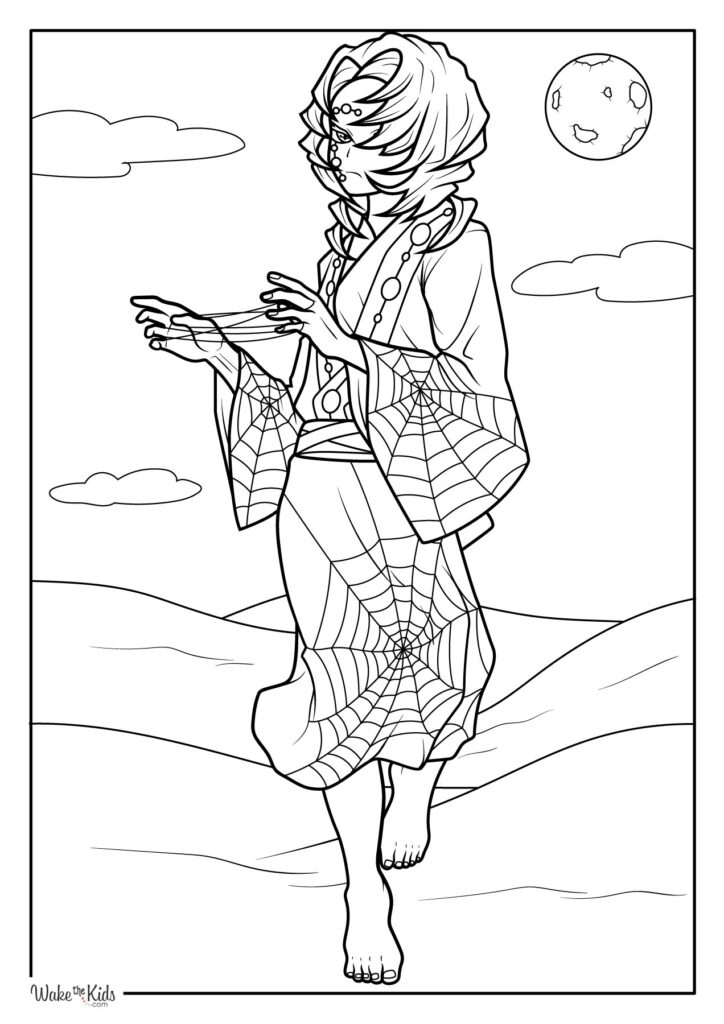 Demon Slayer Coloring Pages (Free Printable PDFs) | WakeTheKids