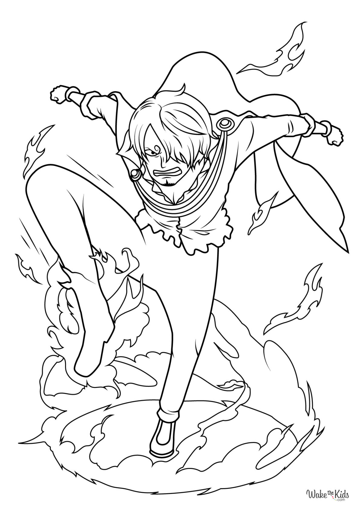 One Piece Coloring Pages (Free Printable PDFs) | WakeTheKids