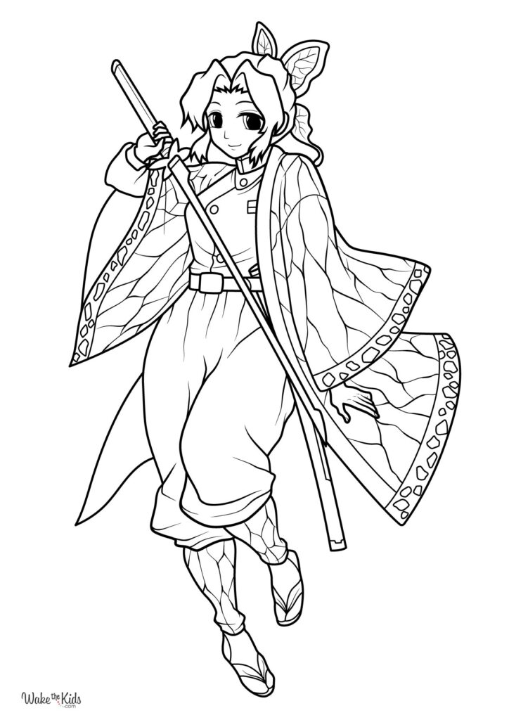 Demon Slayer Coloring Pages (Free Printable PDFs) | WakeTheKids