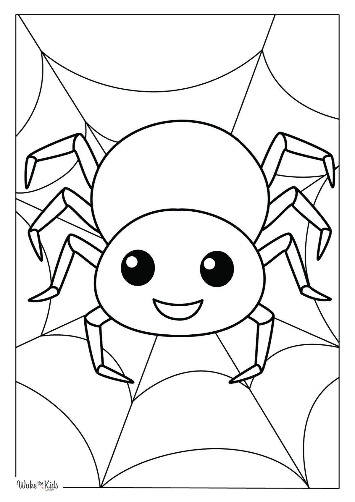 Spider Coloring Pages (Free Printable PDFs) | WakeTheKids