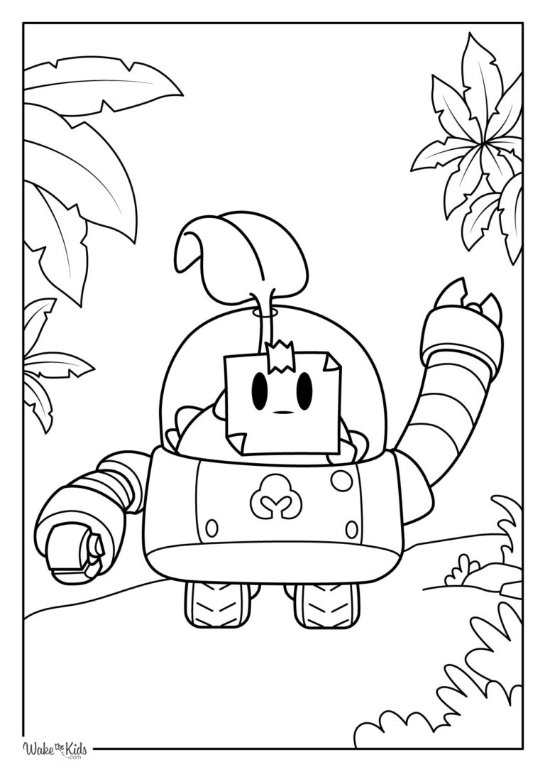 Brawl Stars Coloring Pages (Free Printable PDFs) | WakeTheKids
