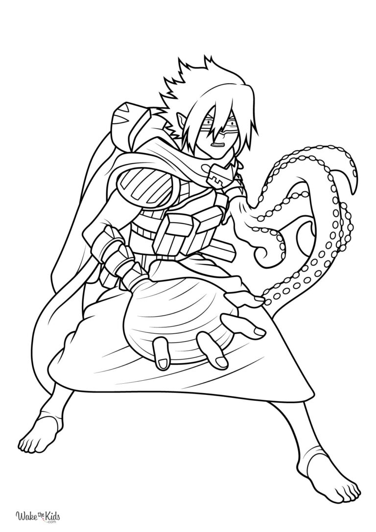 My Hero Academia Coloring Pages (Free Printable PDFs) | WakeTheKids
