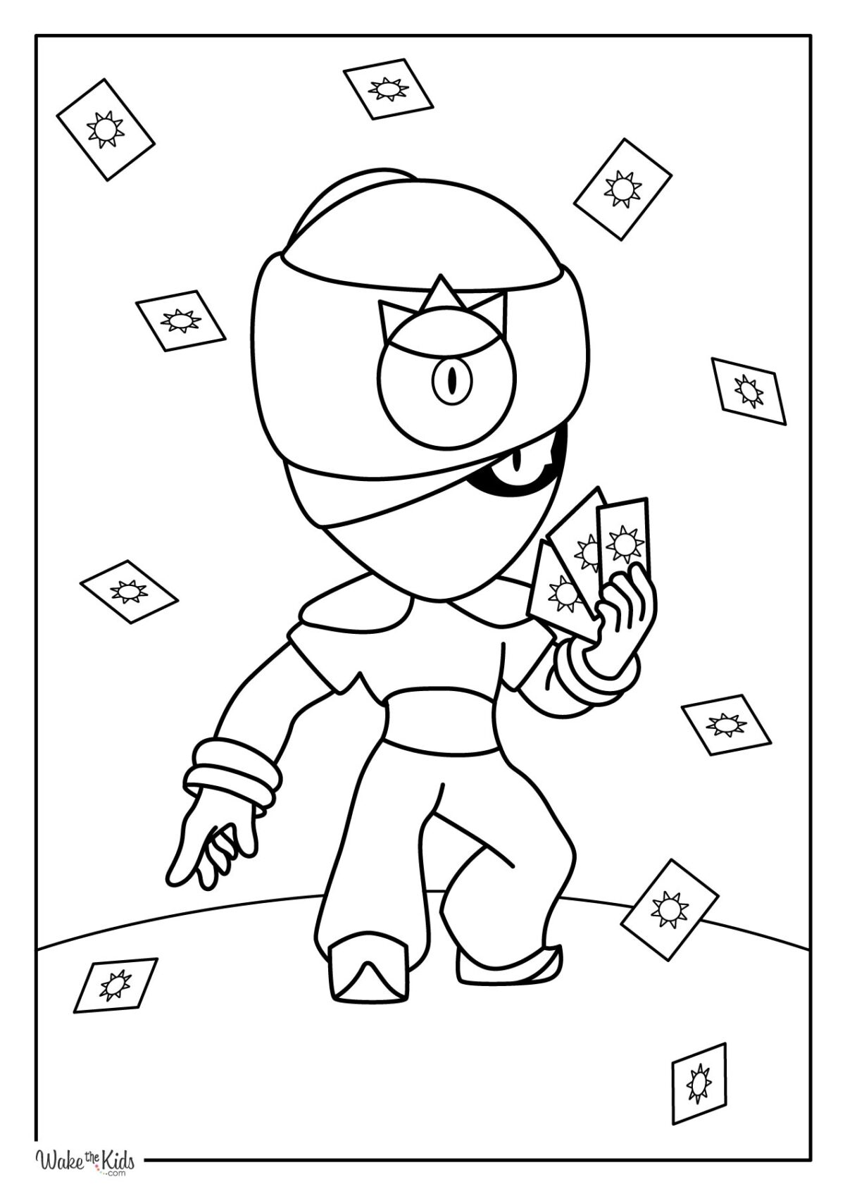 Brawl Stars Coloring Pages (Free Printable PDFs) | WakeTheKids