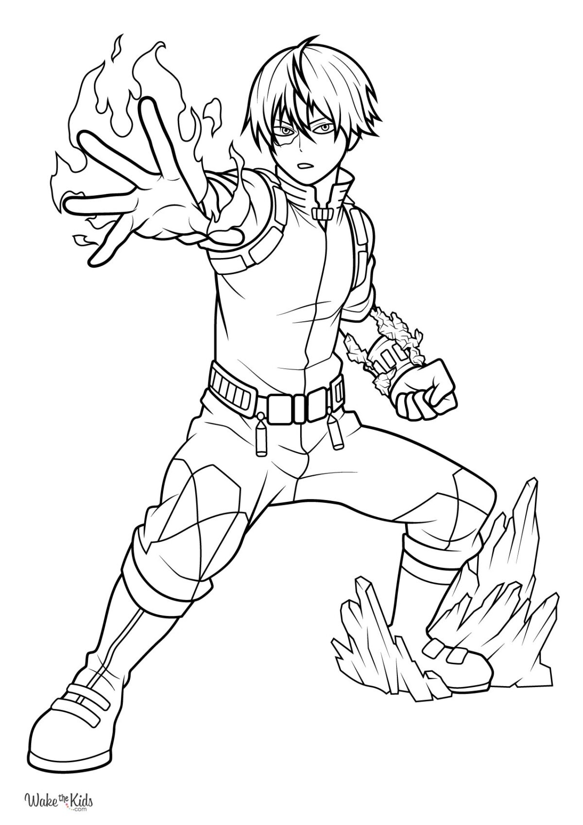 My Hero Academia Coloring Pages (Free Printable PDFs) | WakeTheKids